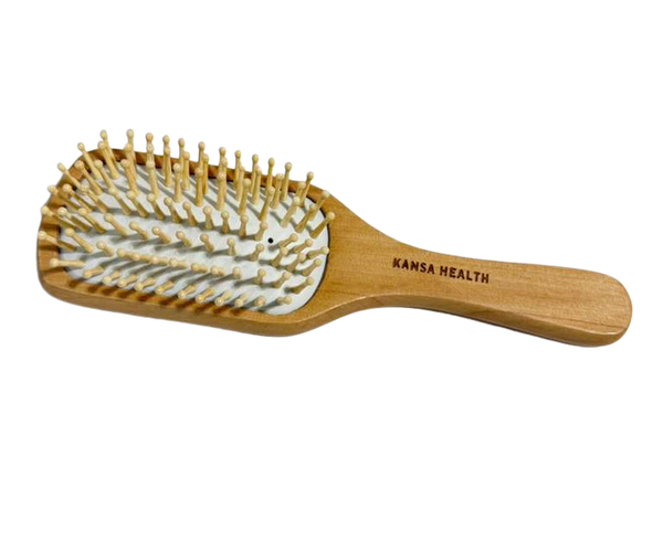 Bamboo Hair Brush – Natural Hair Care, Anti-Static & Scalp Massage ...
